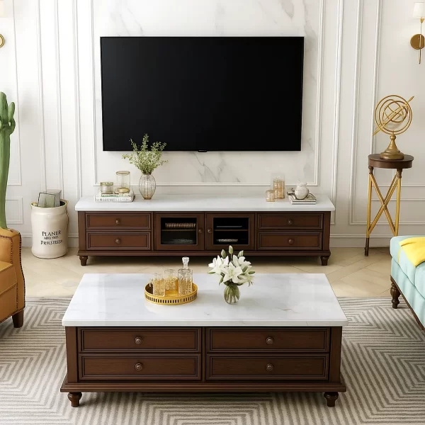 The Versailles TV Console - Wood Shapers